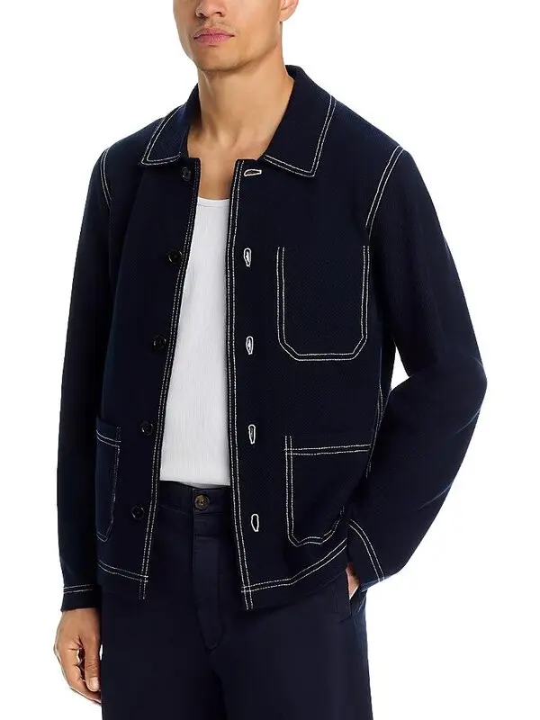 Paul Smith Knitted Jacket - Very Dark Navy