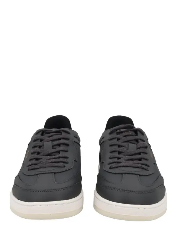 Axel Arigato Leather Lace Up Sneakers With Recycled Rubber Sole - Black