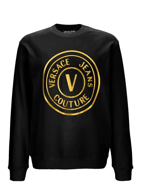 Versace Contemporary Knit Sweater - Black