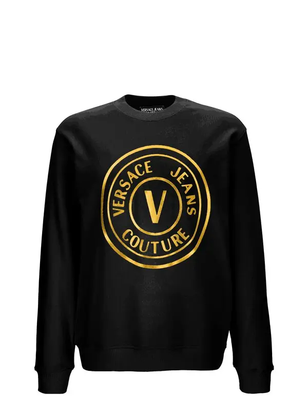 Versace Contemporary Knit Sweater - Black