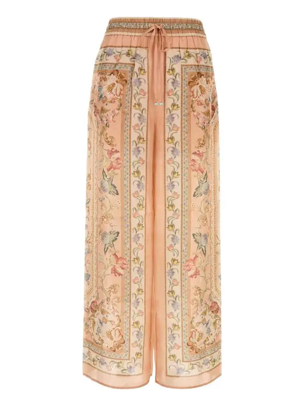 Zimmermann Silk Wide-leg Pants - Printed