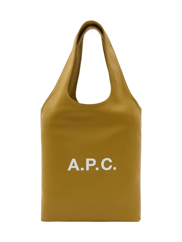 A.p.c. Tote Bag With Interior Pocket - Verde