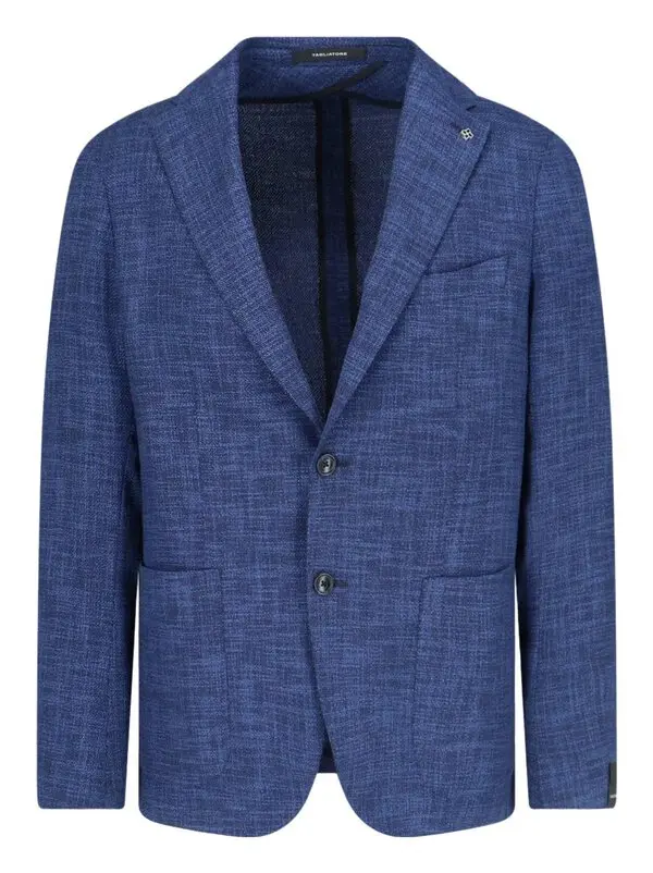 Tagliatore Single Breasted Tailored Jacket - Blue