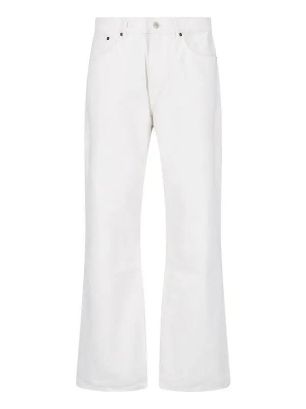 JEANERICA Eco-conscious Cotton Blend Jeans - White
