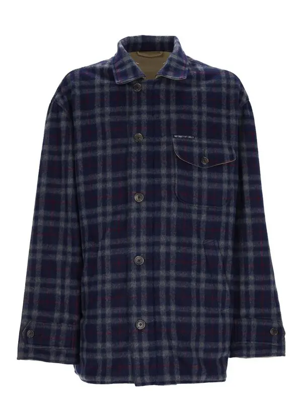 MAISON MARGIELA Plaid Sports Jacket - Beige