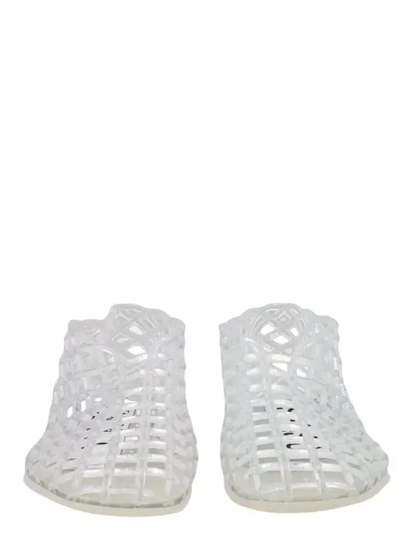 Senso Woven Mule Flats - White