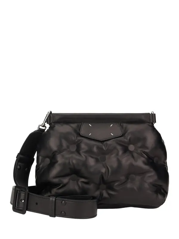 MAISON MARGIELA Glam Slam Quilted Leather Shoulder Bag - Black