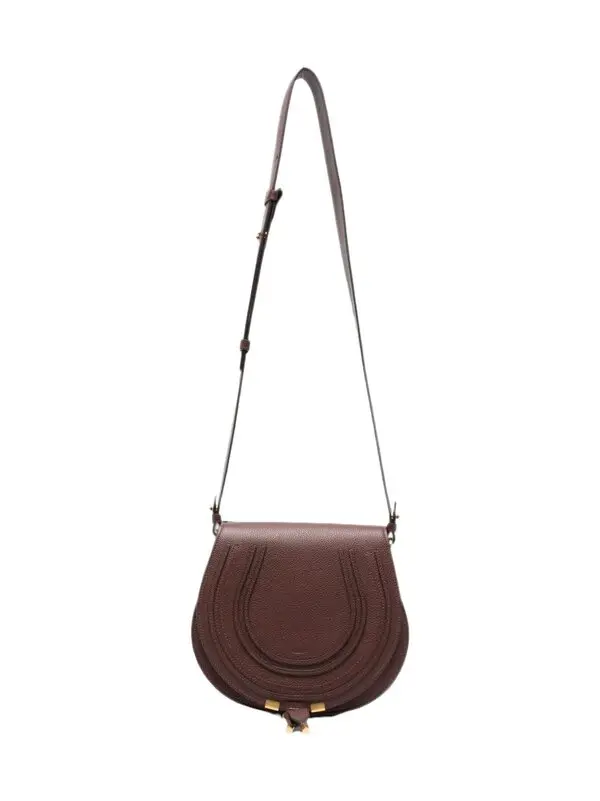 Chloé Marcie Leather Saddle Bag - Multicolor
