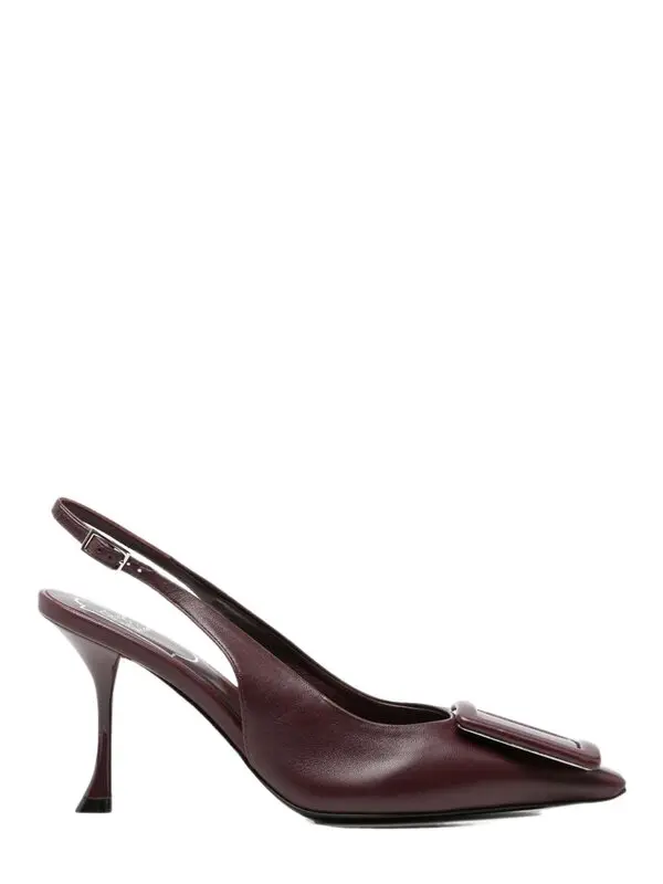 ROGER VIVIER Viv Ville Leather Slingback Pumps - Multicolor