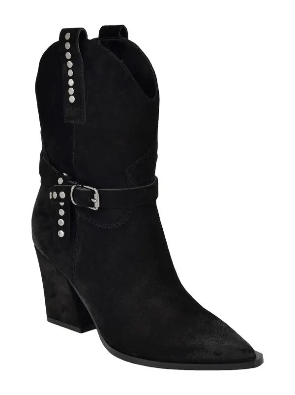 Nine West Weslie Western Boots - Black