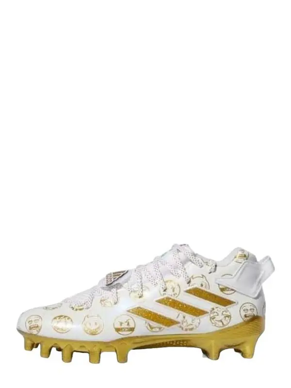 Adidas Freak 22 High Top Sneakers - White/gold