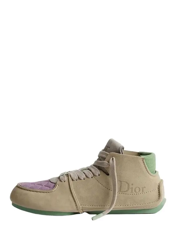 Dior 26 Roadie Lace-up Sneakers - Beige/green/purple
