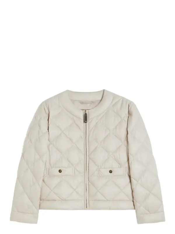 Max Mara Short Quilted Padded Jacket - Sand