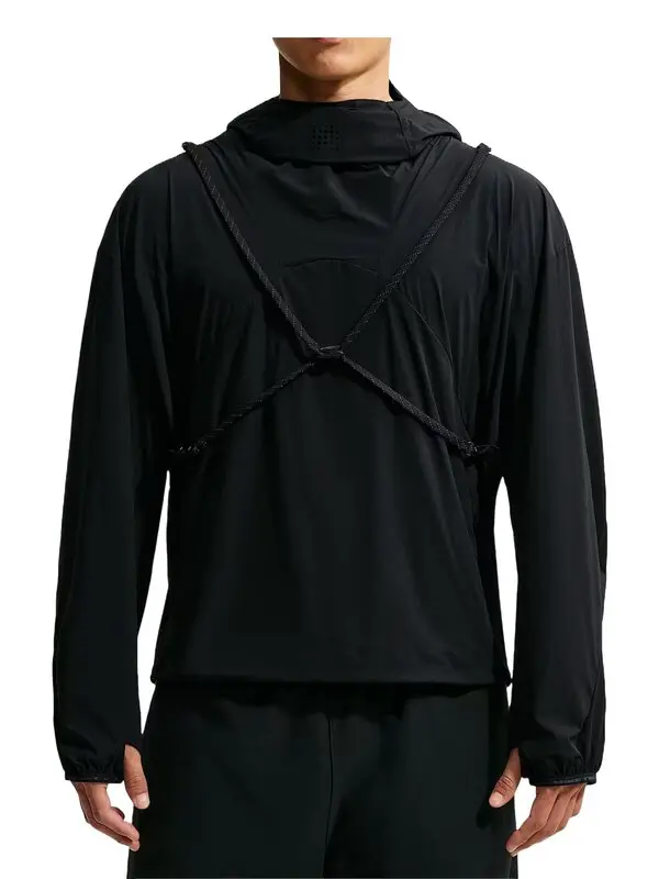 Nike Tech Helios Dri-fit Convertible T-shirt - Black/anthracite