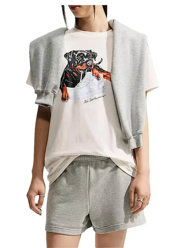 Nike Oversized Graphic T-shirt - Sail