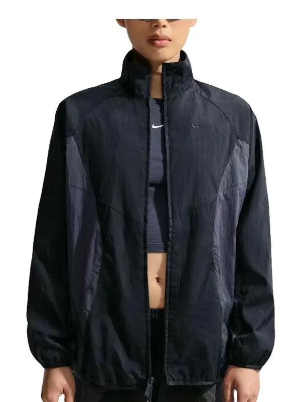 Nike Oversized Track Jacket - Black/gridiron/anthracite