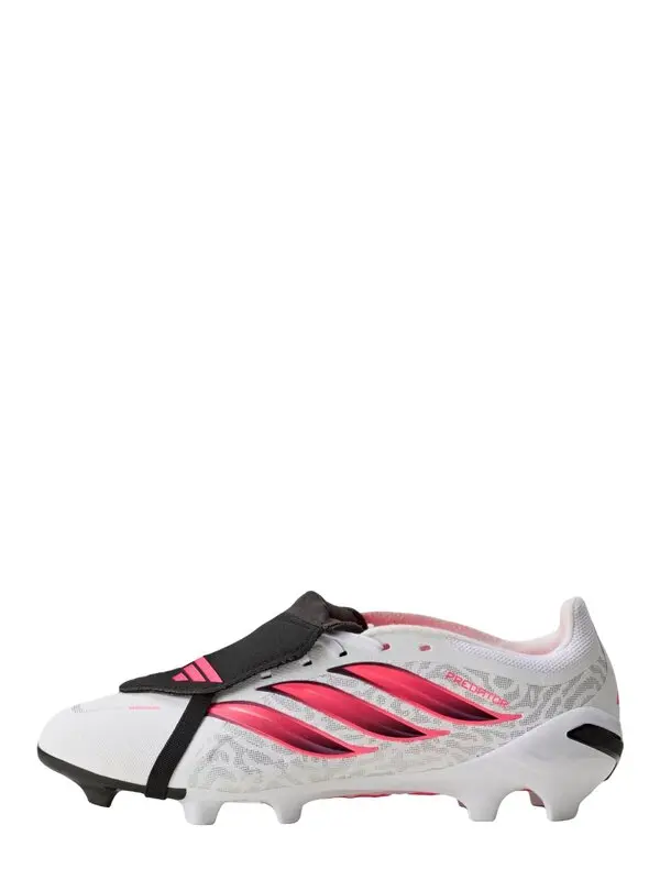 Adidas Predator League Fold-over Tongue Fg Football Boots - Cloud White/solar Turbo/core Black