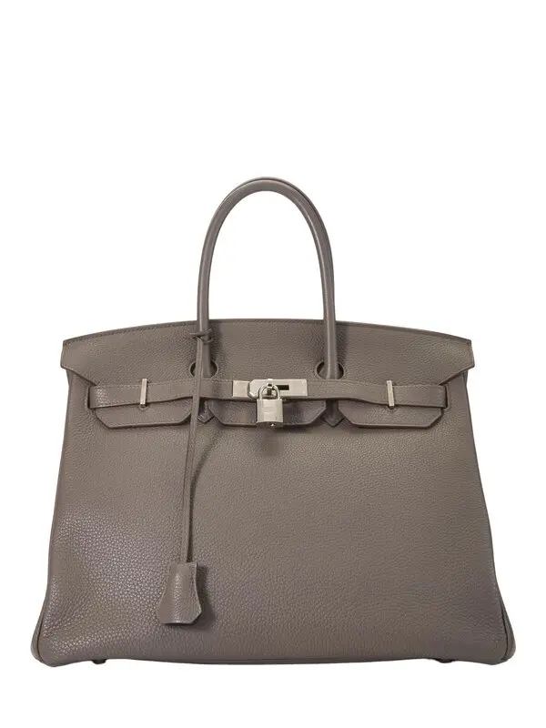 Hermès Birkin 35 Togo Leather Bag - Grey