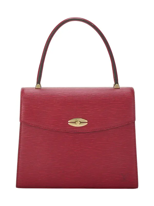 LOUIS VUITTON Epi Malesherbes Handbag - Red