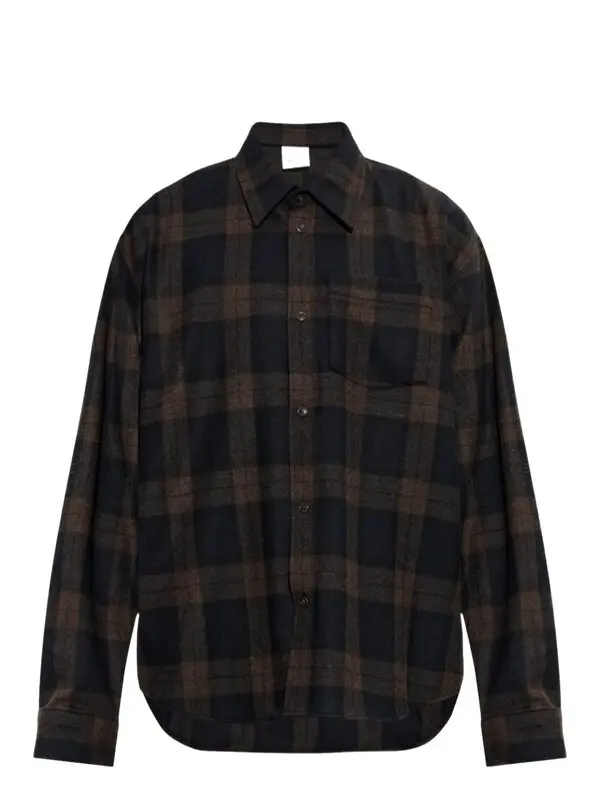 Vetements Long-sleeved Plaid Shirt - Multicolour