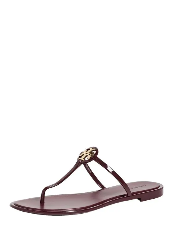 Tory Burch Mini Miller Jelly Thong Sandals - Dried Currant