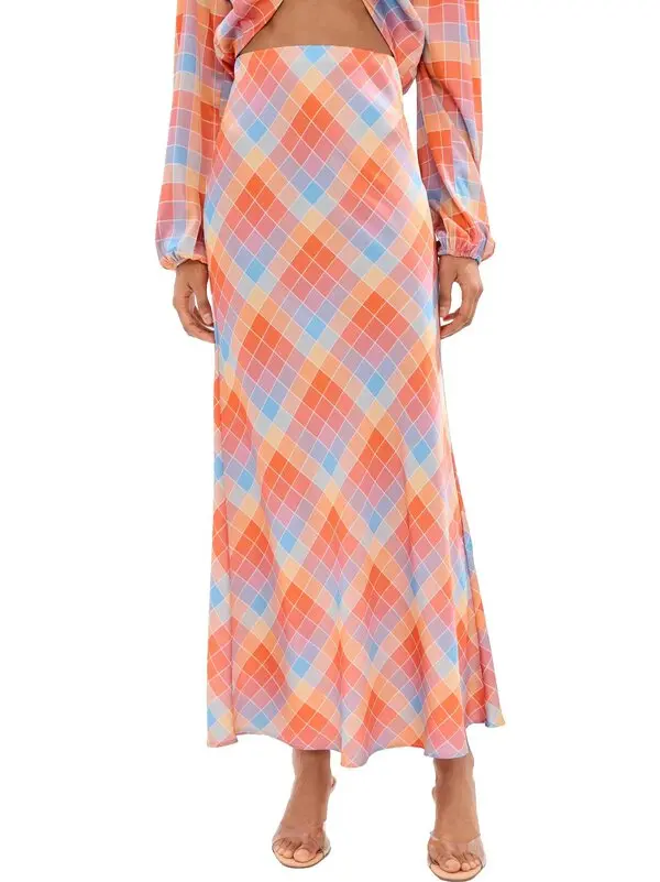 MADELYNNE Ivy Skirt - Multi Plaid