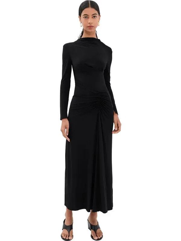 Simkhai Ferrera Midi Dress - Black