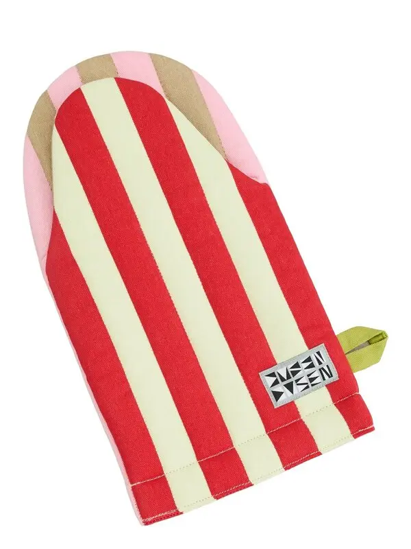 DUSEN DUSEN Striped Oven Mitt - Ladybug
