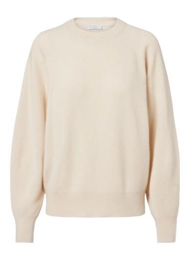 Brunello Cucinelli Cashmere Crew Neck Sweater - Nude