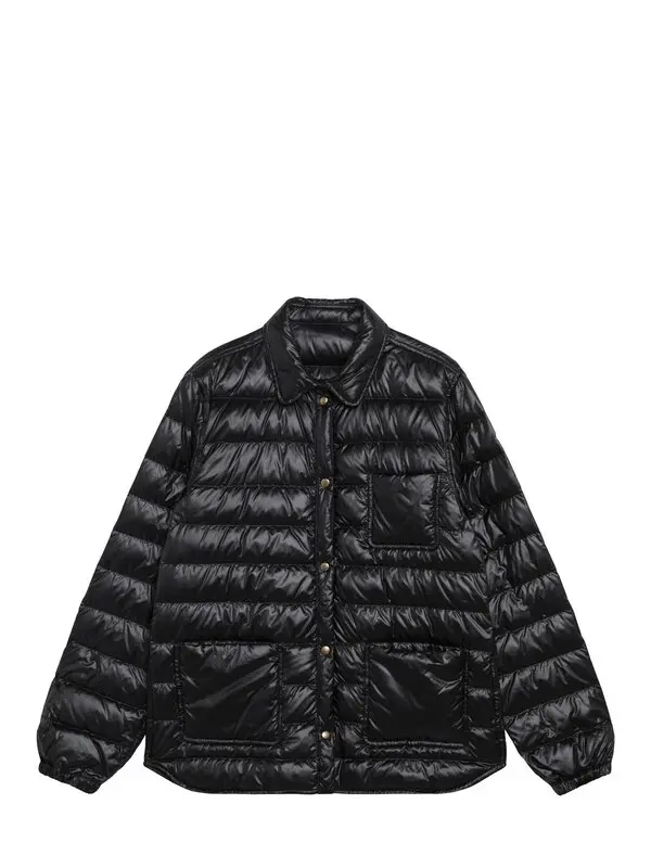Moncler Fouine Down Shirt Jacket - Black