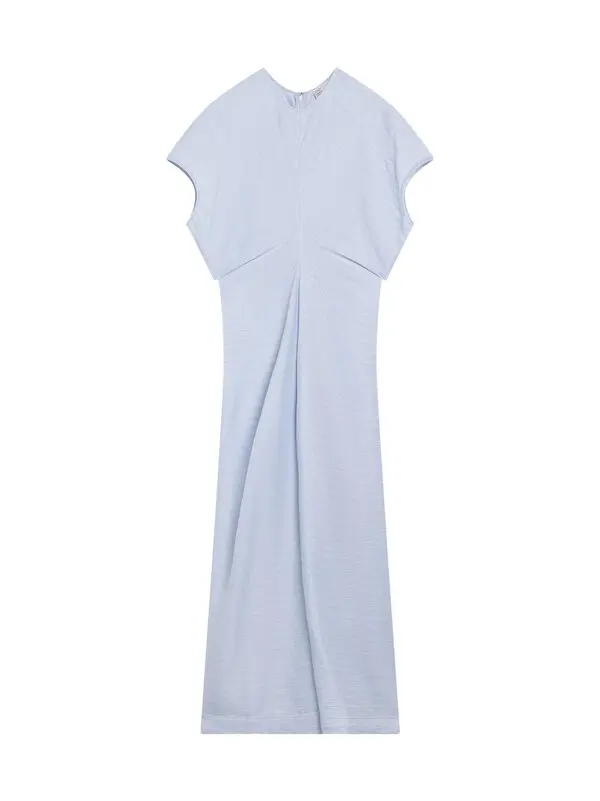 TOTEME Fluid Viscose Satin Dress - Blue
