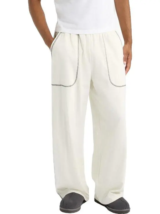 ELWOOD P.e. Pants Wide Leg - Bone