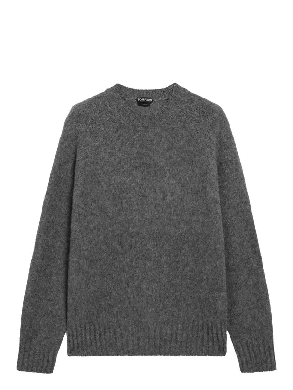 TOM FORD Cashmere Crewneck Sweater - Gray