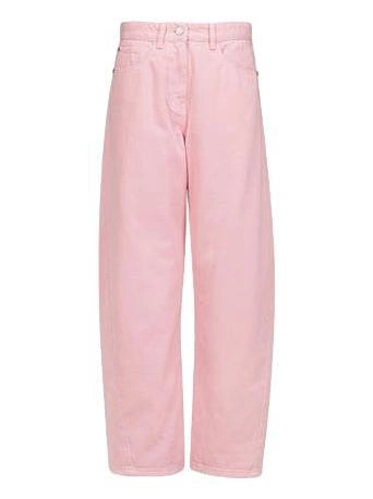 Mcm Washed Denim Jeans - Soft Pink