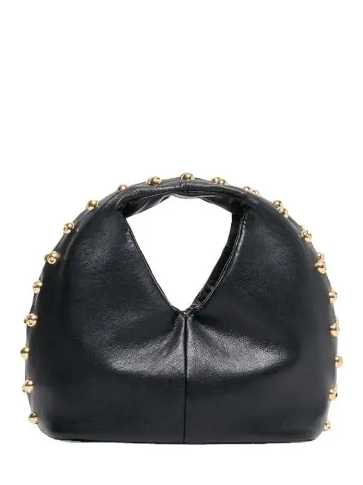 Dolce Vita Drea Faux Leather Handbag With Stud Embellishments - Black