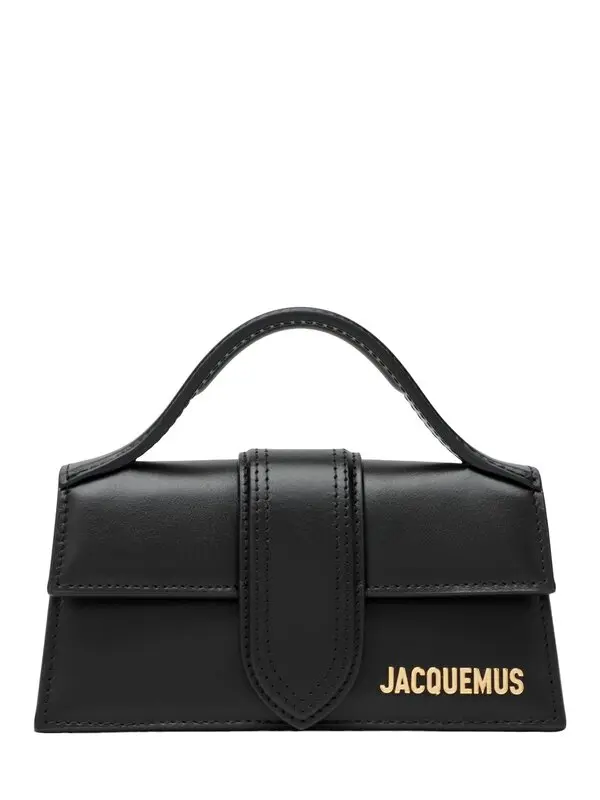 Jacquemus Bambino Small Leather Shoulder Bag - Black