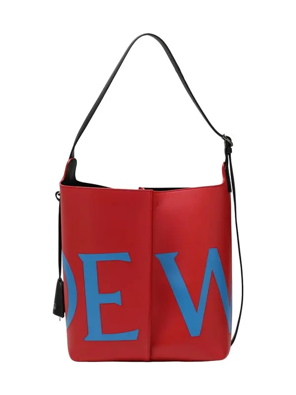 Loewe Large Bilbao Bucket Bag - Red