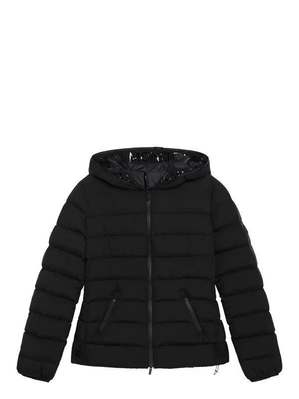 Moncler Herbe Short Down Jacket - Black