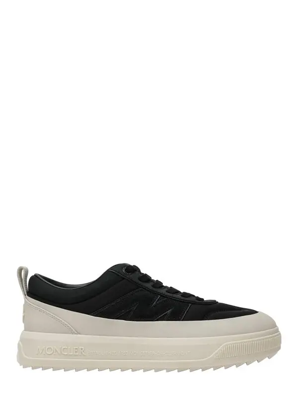Moncler Altive Suede And Nubuck Sneakers - Black
