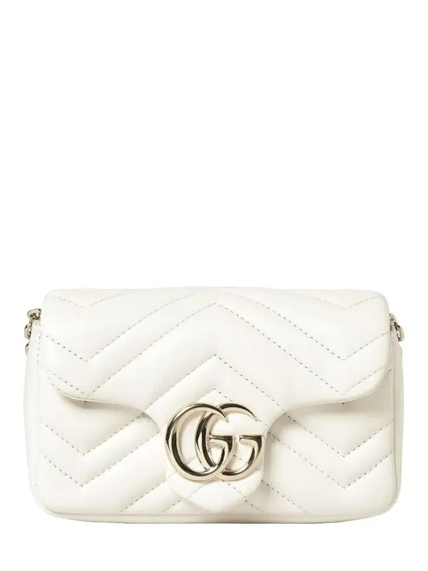 Gucci Quilted Leather Mini Bag - Cream