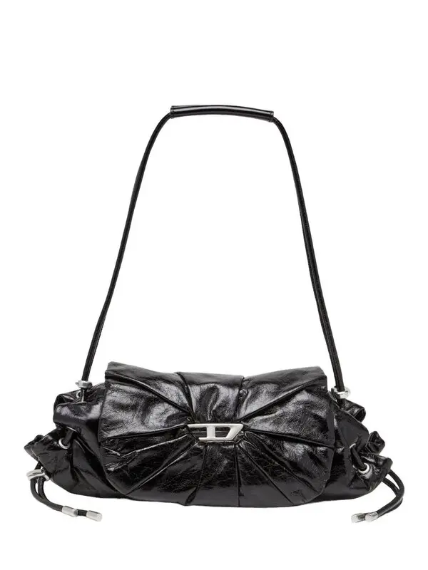 DIESEL® Scrunch Leather Shoulder Bag - Multicolor