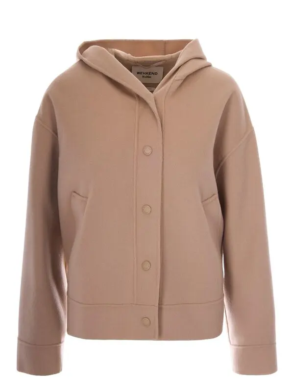 Max Mara Hooded Coat - Cream