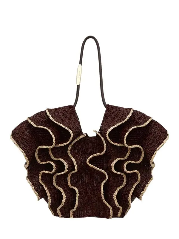 Zimmermann Goldentime Raffia Tote - Multicolor