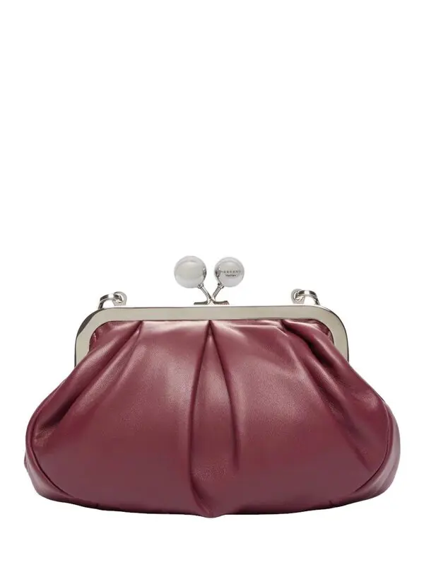 Max Mara Leather Clutch - Brown