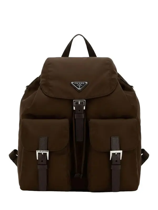 Prada Recycled Polyamide Backpack - Orange