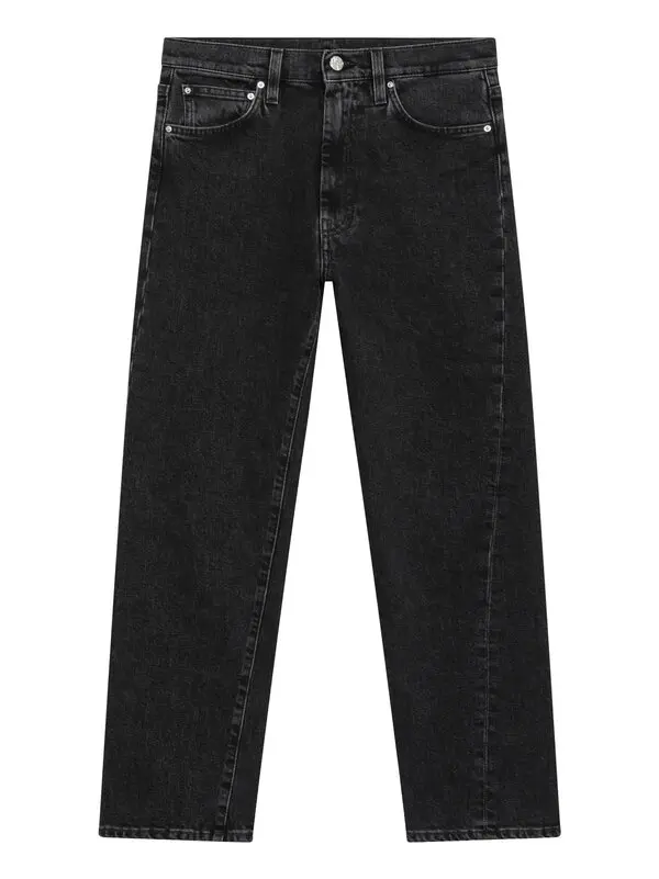 TOTEME Dark Grey Washed Ankle-length Jeans - Gray