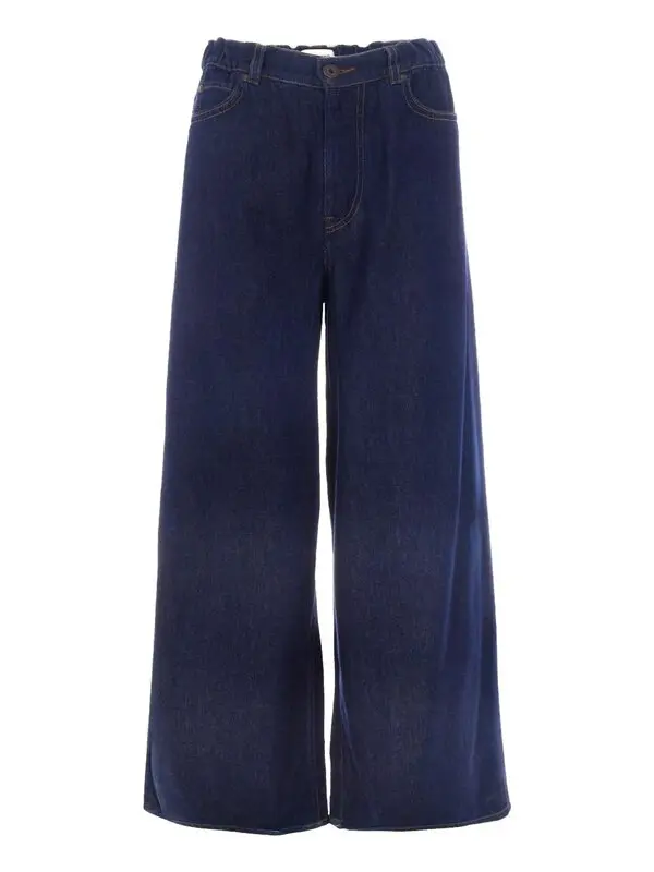 Max Mara Wide Leg Jeans - Blue