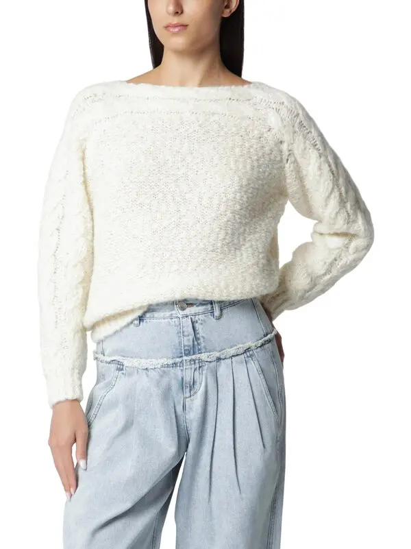 Isabel Marant Étoile Virgin Wool Blend Sweater - White