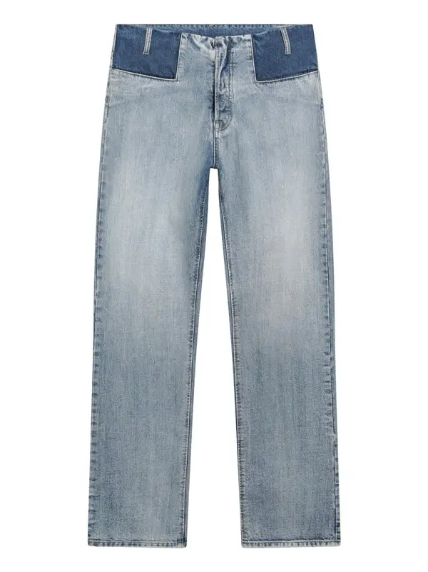 MAISON MARGIELA Patchwork Indigo Denim Jeans - Blue