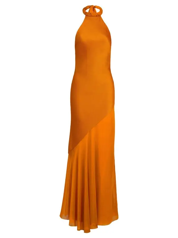 Silvia Tcherassi Keisha Gown - Orange